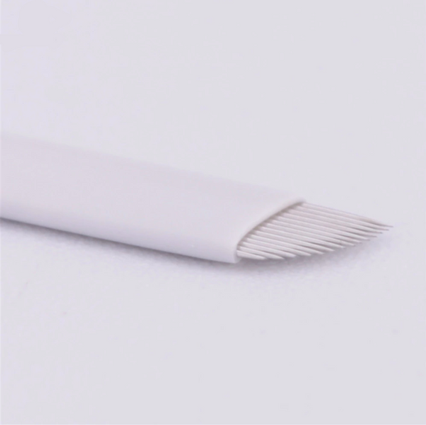 Sloped Microblading Needles - Stainless Steel 0.20mm (50 Pack ...