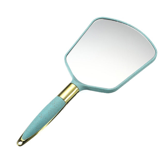 Square Handheld Makeup Mirror - Lightweight Salon Hand Mirror - BeautyNomix