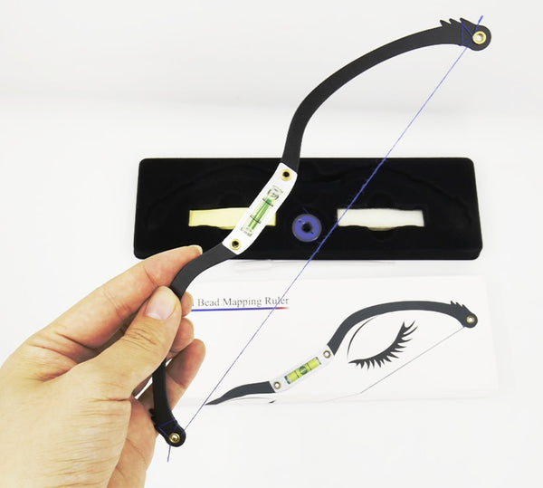 Eyebrow Mapping Bow w/ Built-In Level - Eyebrow Mapping Tool - BeautyNomix