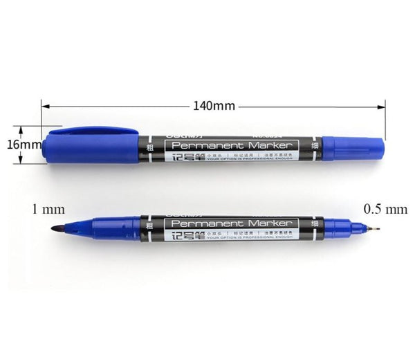 Permanent Makeup Outline Mapping Pen - Smudge-Proof - 3 Pack - BeautyNomix